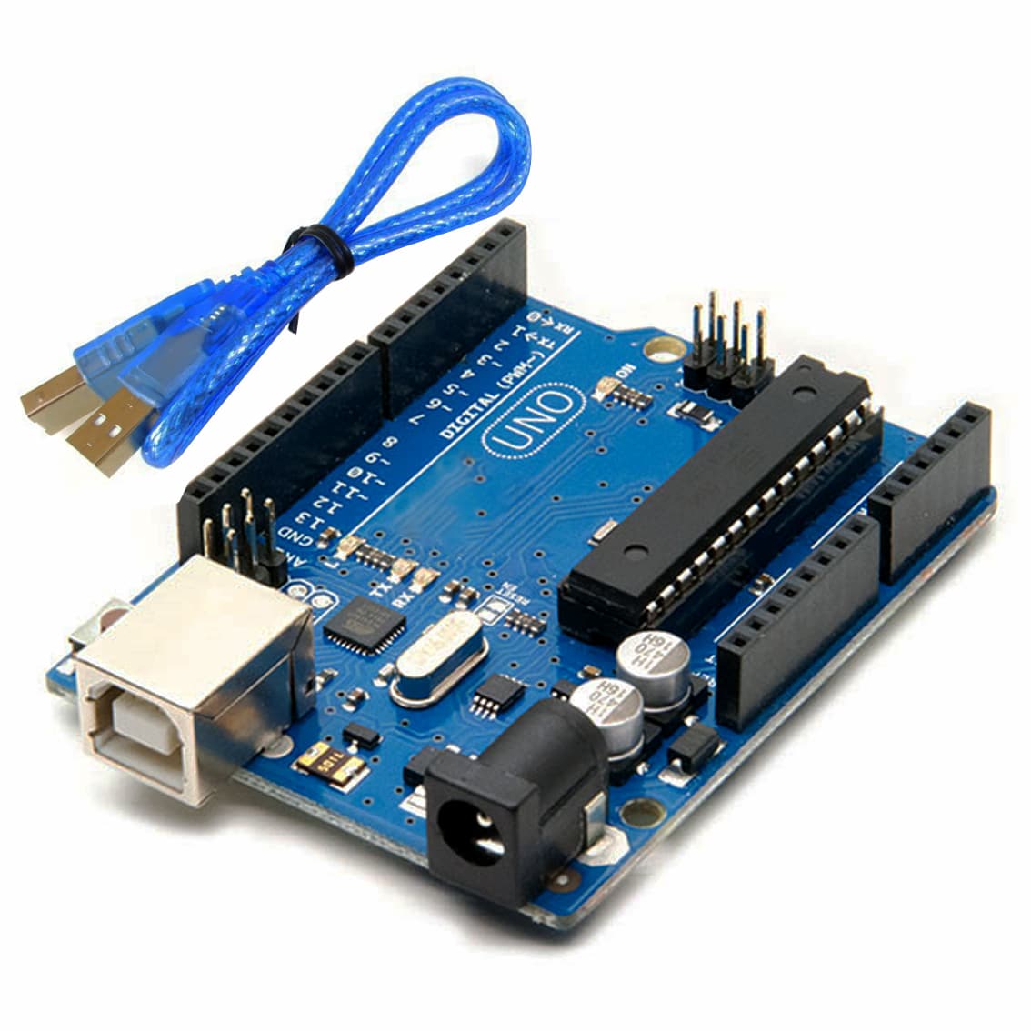 Uno R3 Board Mega328p Atmega16u2 Arduino Compatible With Usb Cable