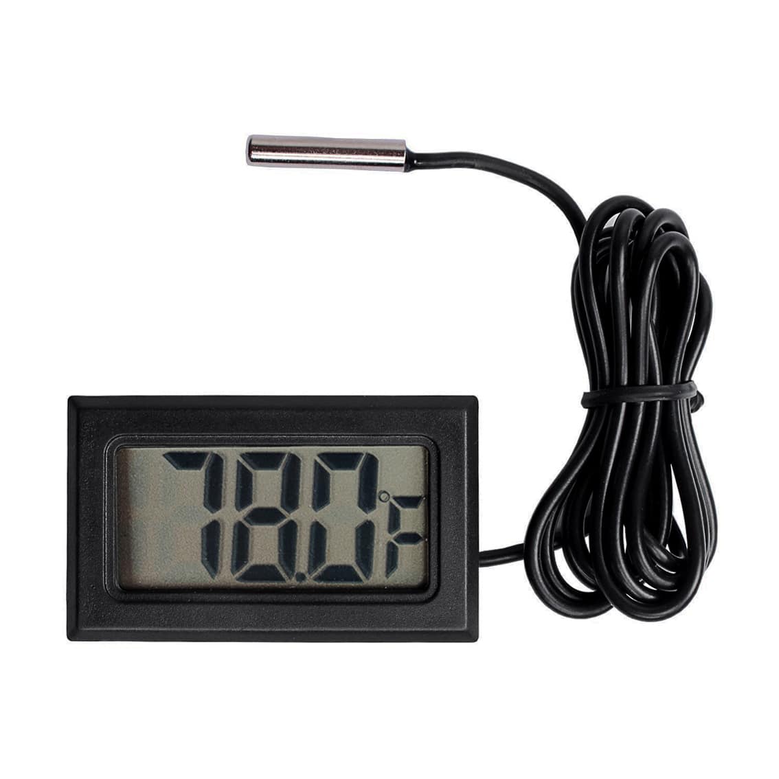 Digital LCD Thermometer Temperature Gauge with Probe | Phipps Electronics Digital LCD Thermometer Temperature Gauge with Probe | Phipps Electronics