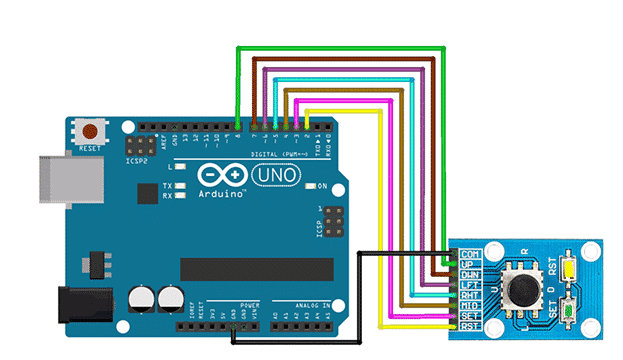 Using The 5 Way Tactile Navigation Button Module With Arduino Phipps Electronics