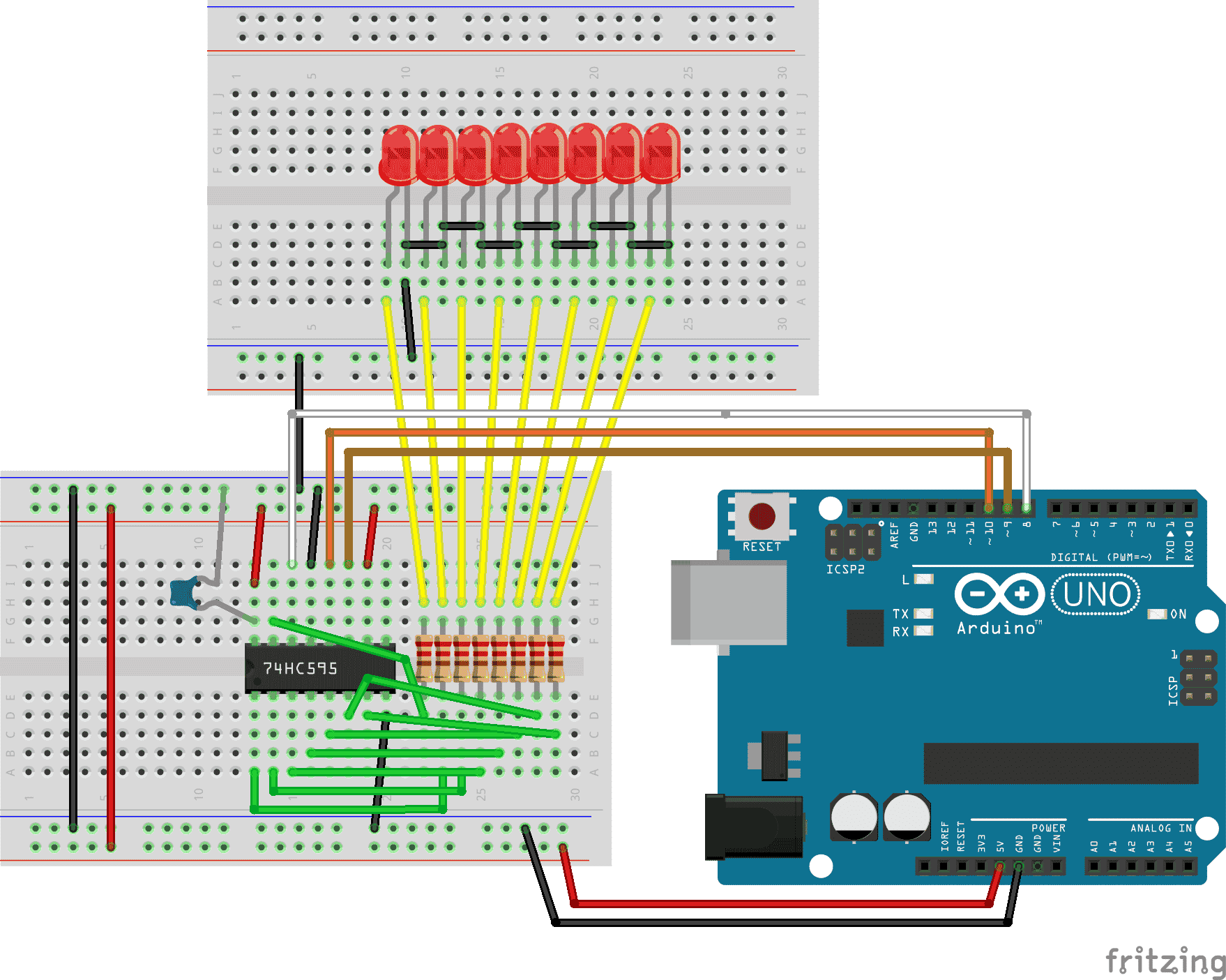 Controlling Shift Registers Easily With Arduino Phipps Electronics